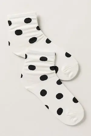 Anthropologie Icon Trouser Socks - Black & White Pattern