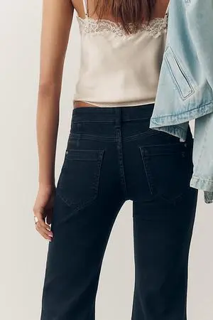 PILCRO Retro Mid-rise Flare Jeans