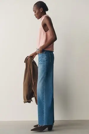 Paige Anessa " High-rise Wide-leg Jeans