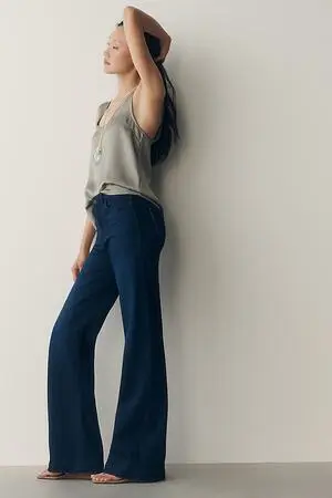 Paige Leenah " Mid-rise Flared Jeans - Senora