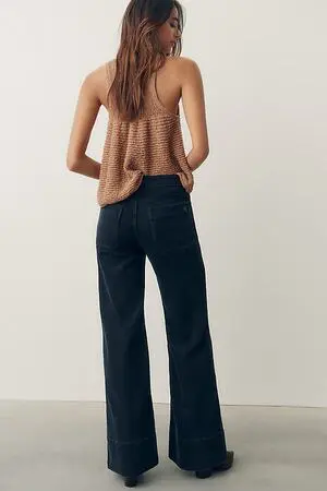 PILCRO Rylan Relaxed High-rise Flare Jeans