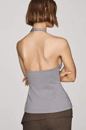 Maeve Plunge Halter Top