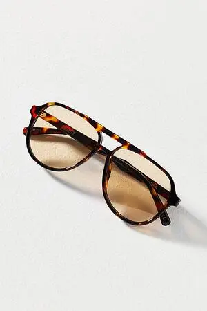 REALITY EYEWEAR Farrah Aviator Sunglasses - Tortoise