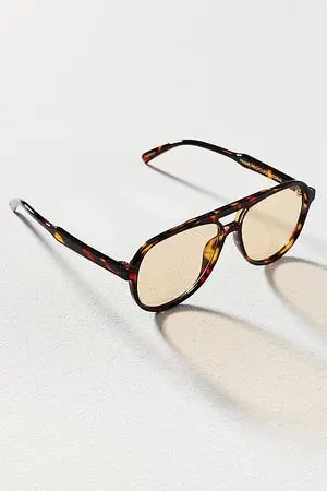 REALITY EYEWEAR Farrah Aviator Sunglasses - Tortoise