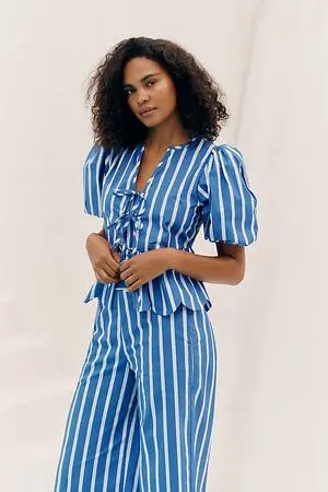 English Factory Puff-sleeve Top
