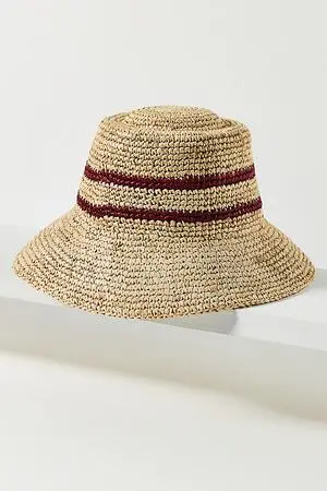 WYETH Tali Raffia Bucket Hat