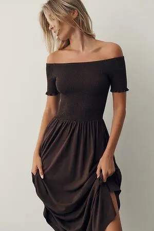 NATION LOS ANGELES Vivian Midi Dress