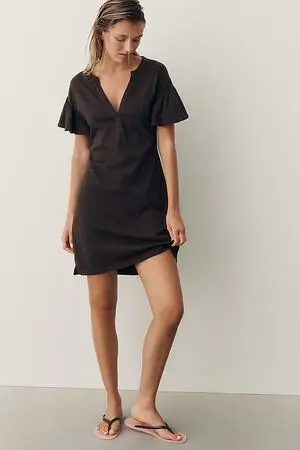NATION LOS ANGELES Savannah Mi Dress - Brown
