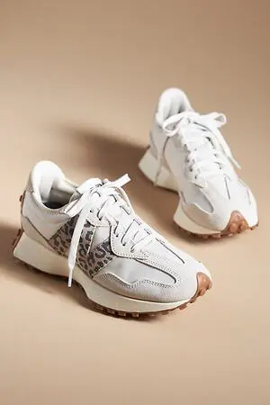 NEW BALANCE 327 Sneakers - Linen/sea Salt/leopard