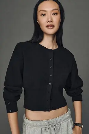 Daily Practice Everyday Crew-neck Cardigan Black