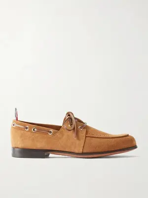Thom Browne Suede Loafers - Brown
