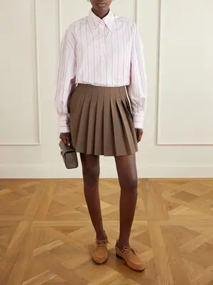 Thom Browne Suede Loafers - Brown
