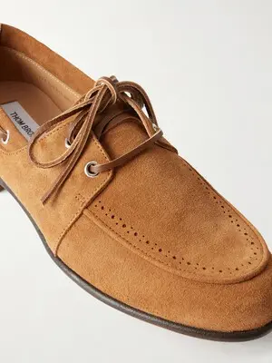 Thom Browne Suede Loafers - Brown