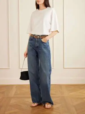 AGOLDE Ren Long High-rise Wide-leg Jeans