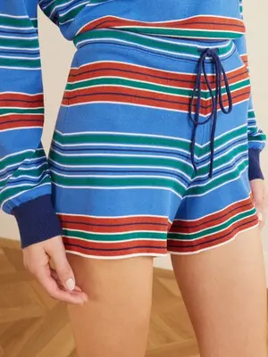 Faithfull The Brand Carlo Striped Jersey Shorts