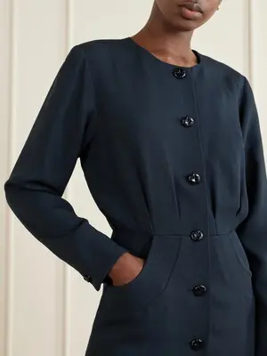 BLAZÉ MILANO Luna Friesian Crepe Mini Dress
