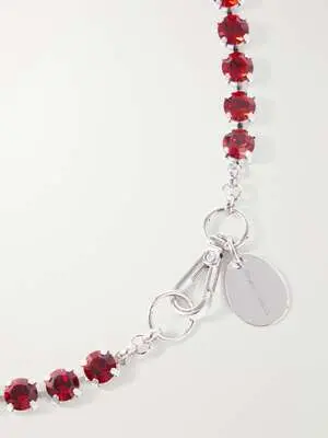 Simone Rocha Silver-tone Crystal Necklace