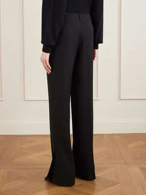 Khaite Grenare Virgin Wool Straight-leg Pants