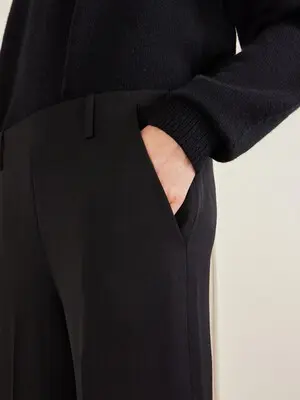 Khaite Grenare Wool Straight-leg Pants