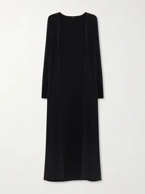 THE PARK Julia Stretch Cardigan - Black