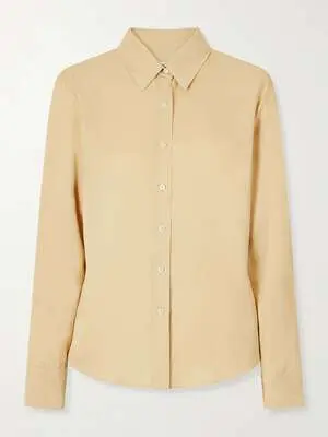 JIL SANDER Satin Shirt - Sand