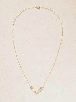 Mizuki 14k Pearl And Diamond Necklace