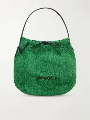 JW Anderson Beaded Canvas Tote - Green