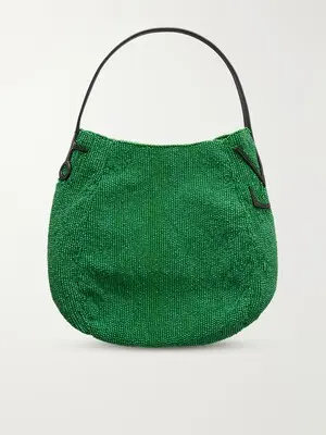 JW Anderson Beaded Canvas Tote - Green