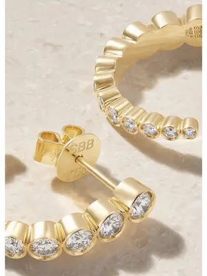 Sophie Bille Brahe 18-karat Yellow Diamond Boucle Ensemble Earrings