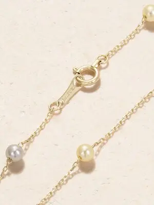 Mizuki 14 Karat Yellow Pearl Bracelet