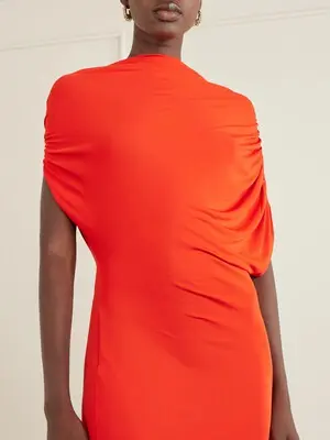 Alex Perry Draped Jersey Gown