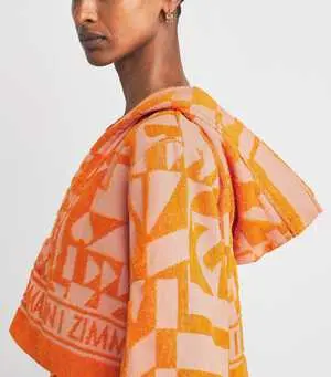 Zimmermann Terry Solstice Cropped Hooded Top