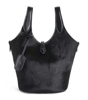 Polo Ralph Lauren Small Haircalf Polo Play Cross-body Bag - Black