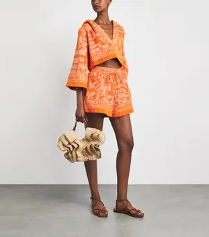 Zimmermann Terry Solstice Shorts - Orange