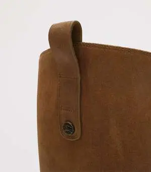 Burberry Suede Cavalier Knee-high Boots