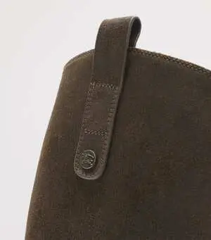 Burberry Suede Cavalier Knee-high Boots