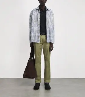 Polo Ralph Lauren Stretch-cotton Slim Greenwich Chinos - Green