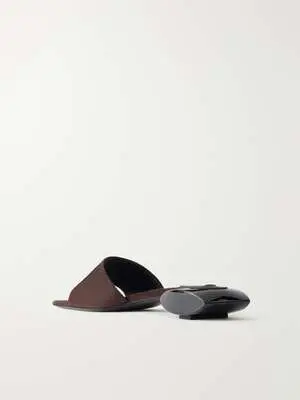 Alaïa Ellipse 30 Suede Slides