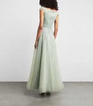 Jenny Packham Tulle Embellished Shayla Gown