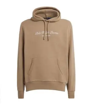 Polo Ralph Lauren Embroidered Logo Hoodie - Brown