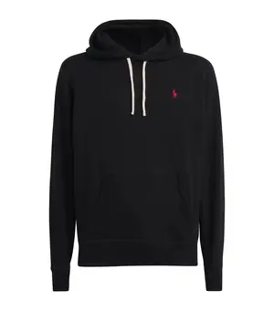 Polo Ralph Lauren Polo Ralph Lauren Double-Knit Logo Hoodie Black