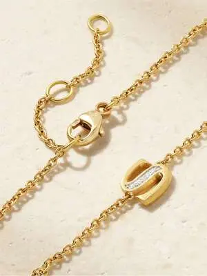 David Yurman 18-karat And Diamonds Chain Bracelet