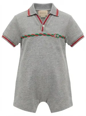 Gucci Jersey-knit Cotton Romper