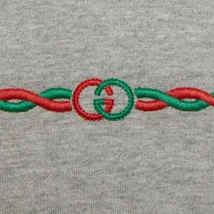 Gucci Jersey-knit Cotton Romper With G Torch Embroidery