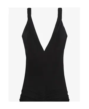 Givenchy Twisted Straps Ruched Dress