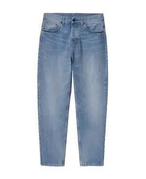 Carhartt Work In Progress Newel Logo-patch Straight-leg Jeans