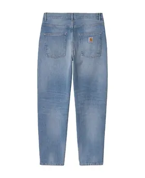 Carhartt Work In Progress Newel Logo-patch Straight-leg Jeans