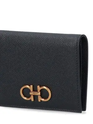 FERRAGAMO Logo-plaque Leather Wallet