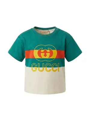 Gucci Short-sleeved T-shirt With Round Neck - Green