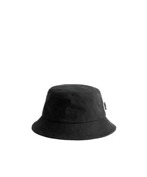 TEKLA Cotton Bucket Hat - Black
